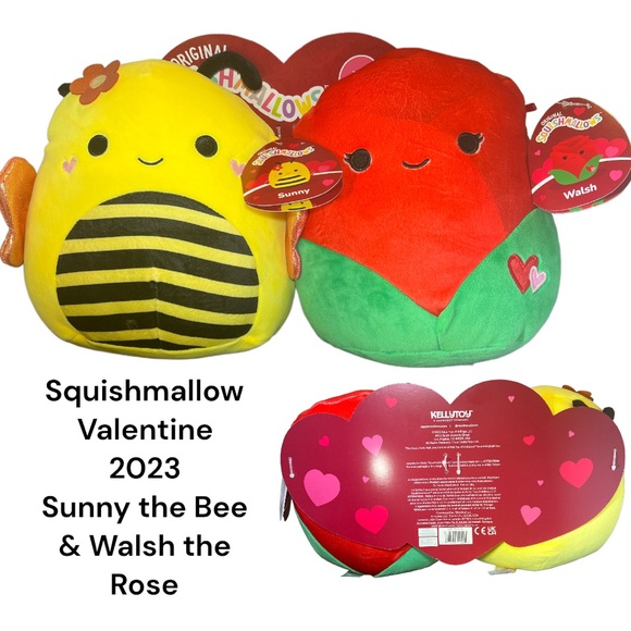 Squishmallows | Toys | Nwt 8 Bundle Squishmallows Valentine Sunny The ...